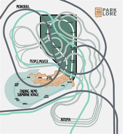 Finding Nemo Submarine Voyage Disneyland Ride Layout Flickr