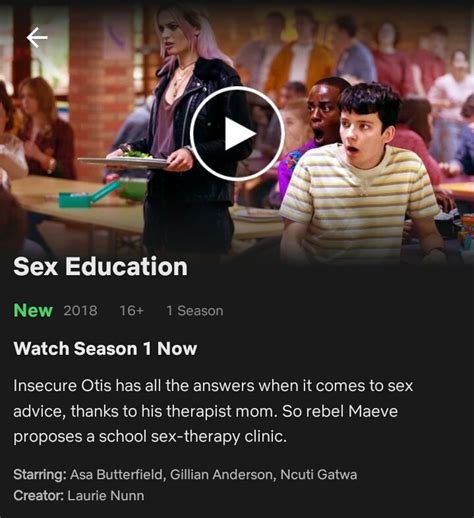 Millennial Of Manila On Twitter Sex Education Is Now Streaming On Netflix Lets Relive Our