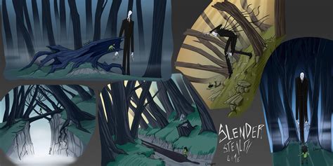 Slenderman Stealth Game Concept By Doragon Lw On Deviantart
