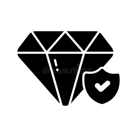 Safety Shield With Diamond Well Designed Vector Of Diamond Protection