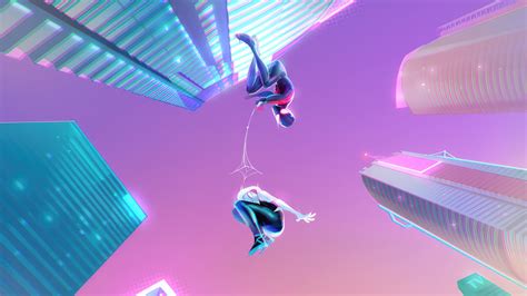 1366x768 Miles Morales And Gwen Stacy Dynamic Laptop Hd Hd 4k