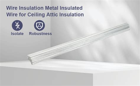 150 Pcs Insulation Support Wire 16 Inch Metal Insulated Bracket High