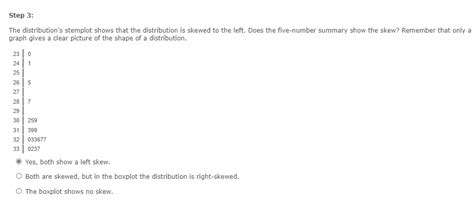 solved step 2 draw a boxplot for your five number summary