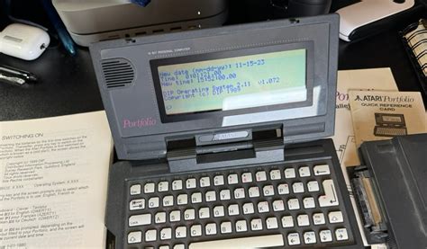 I Picked Up An Atari Portfolio By Paul Lefebvre