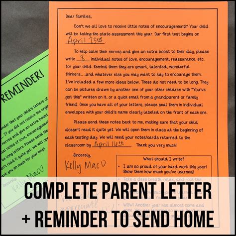 Testing Letter For Students Letter To Students Staar Motivation