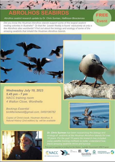 Abrolhos Seabirds Research Update With Dr Chris Surman Nacc