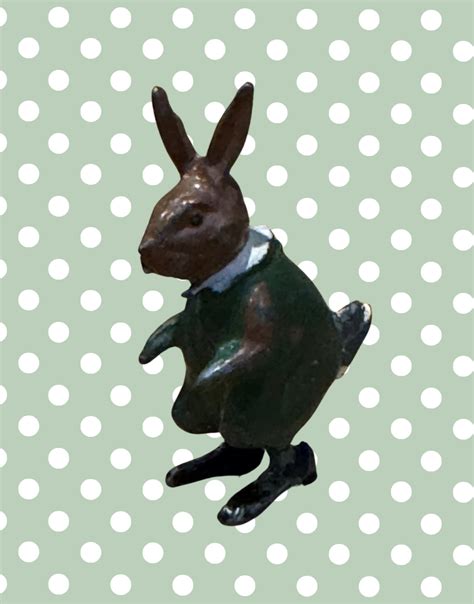 ‘brother Rabbit Adorable Miniature Cococub Figurine Rare 1930s Coll
