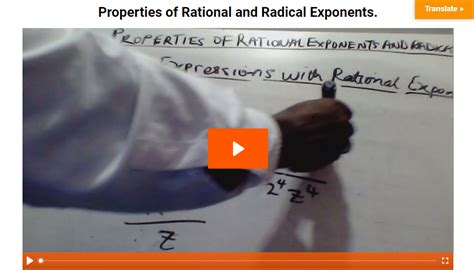 Nth Root Of Rational Exponents Mazananews