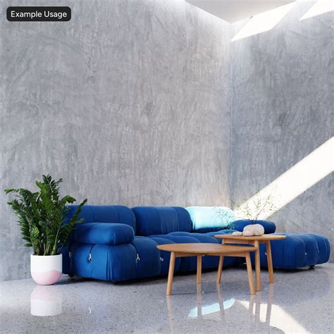 Mottled Matte Concrete Floor Texture Ash Poliigon