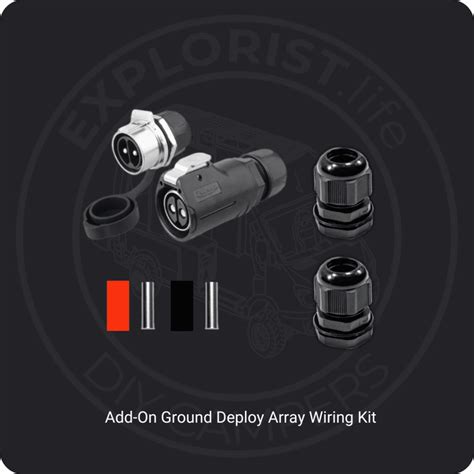 Solar Array Wiring Kit Singledualground Deploy Array Options