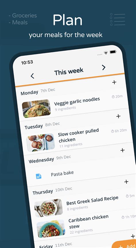Meal Planner Shopping List Recipe Keeper For Android Download