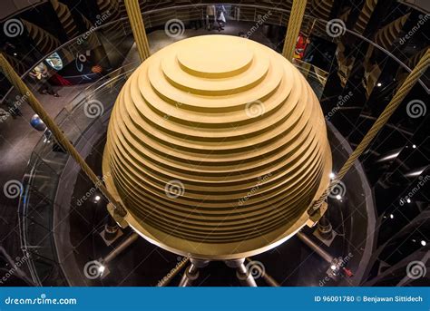 Tuned Mass Damper Of Taipei 101 Taiwan Editorial Image Cartoondealer