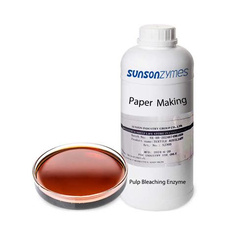 Pulping Bio Bleaching Pulp Bleaching Enzyme For Paper Making