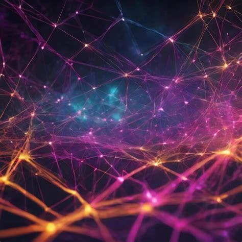 Premium Ai Image Abstract Digital Technology Background With Network