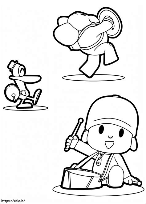 Pocoyo And Friends Coloring Pages [2025]