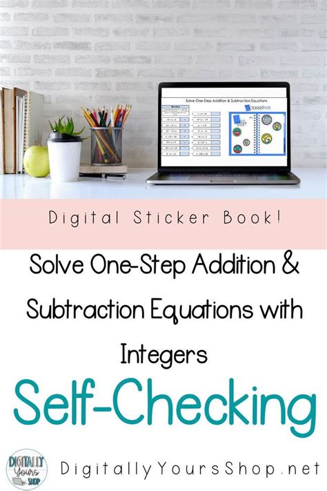Solve One Step Addition And Subtraction Integer Equations Maths