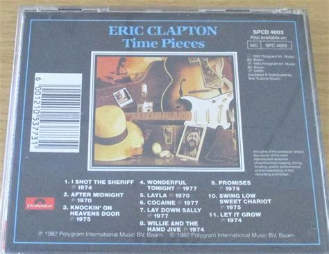 Eric Clapton Time Pieces The Best Of Cd Subterania