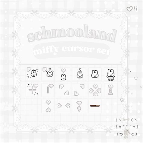 Bunny Cursor For Pc Gamers Bunny Gaming Pc Cursor White Aesthetic
