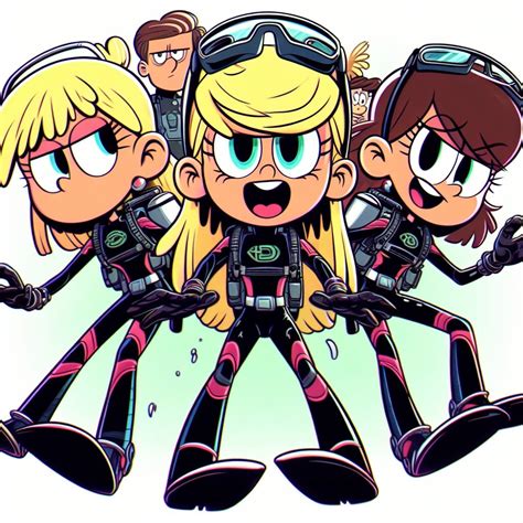 Loud House Girls Scuba By Sirjjoos On Deviantart