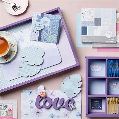 Kaisercraft Lilac Shadow Box Project Spotlight Singapore