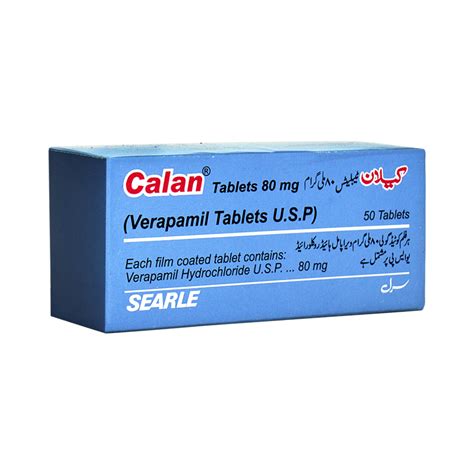 Calan Tablets 80mg Medimart