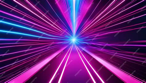 Blue Pink Neon Background Neon Lights Background Neon Speed Motion Laser Light Lightspeed Space