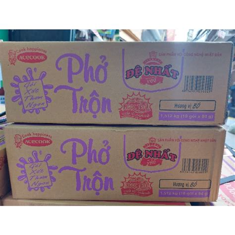 Phở Trộn Đệ Nhất Hãng Acecook 1 Thùng Shopee Việt Nam