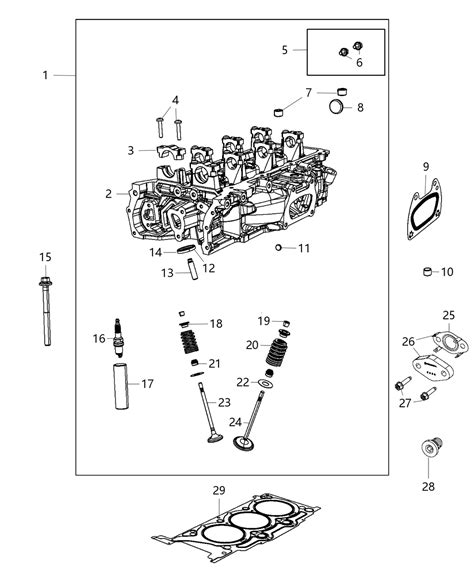 68284904aa Genuine Mopar Cylinder Head