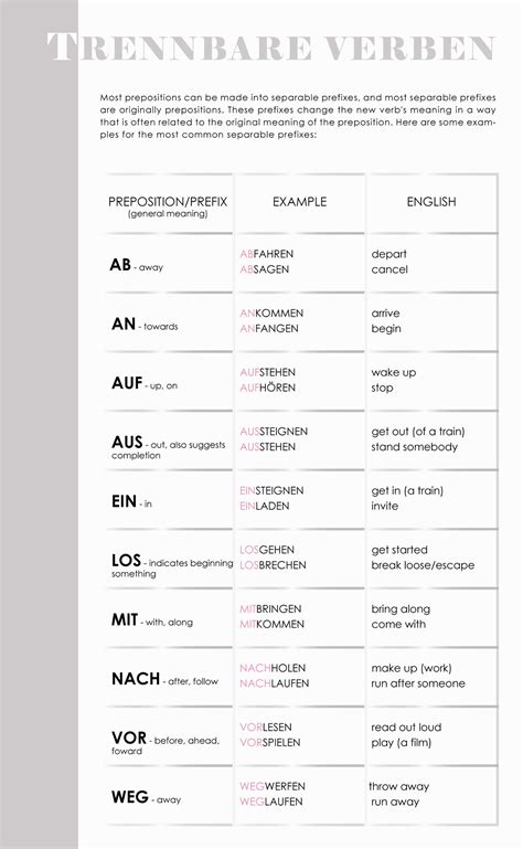Do You Know These Separable Prefix The German Professor