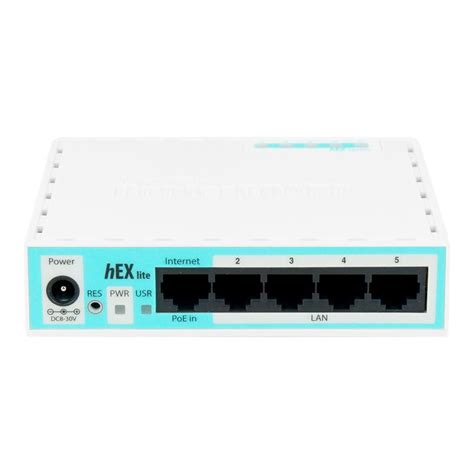Roteador Mikrotik Router Board C Case Rb750r2 Hex Lite
