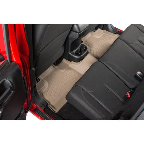 Weathertech Digitalfit Front And Rear Floorliner For 07 13 Jeep Wrangler