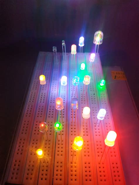 混装七彩快闪慢闪单双闪led灯珠无极双色发光二极管呼吸灯变色灯虎窝淘