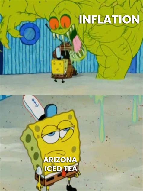Arizona Iced Tea Resists Inflation Spongebob Meme Gagbase Ai Powered