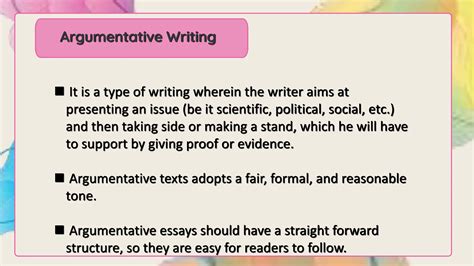 Use Argumentative Writing Techniques Pptx Pptx