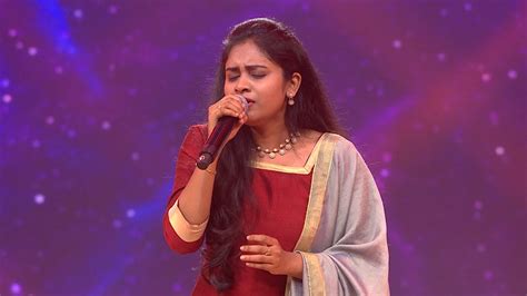 Ovvoru Pookalume Song By Jeevitha 😍 ️ Super Singer 10 Episode