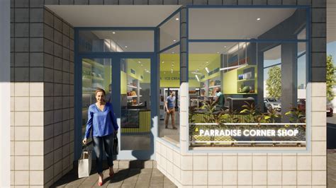 Parradise Cornershop Hra Architecture