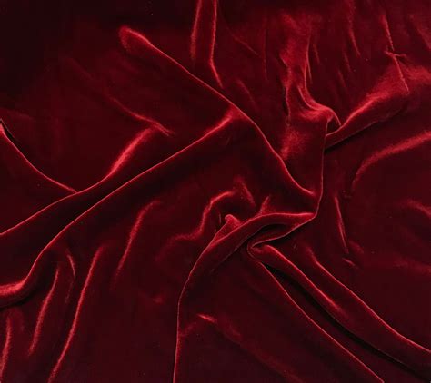 Red Velvet Fabric