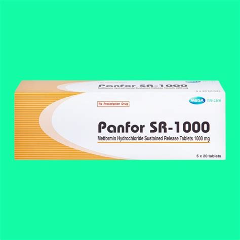 Panfor Sr 1000 điều Trị Hạ đường Huyết Trong đái Tháo đường Type Ii