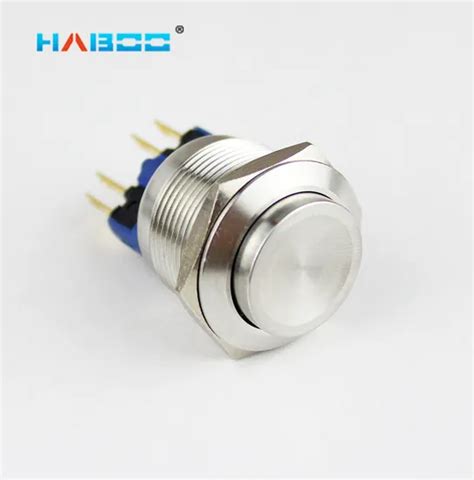 Haboo 22mm Metal Momentary Maintained Push Button Switch Waterproof 12v