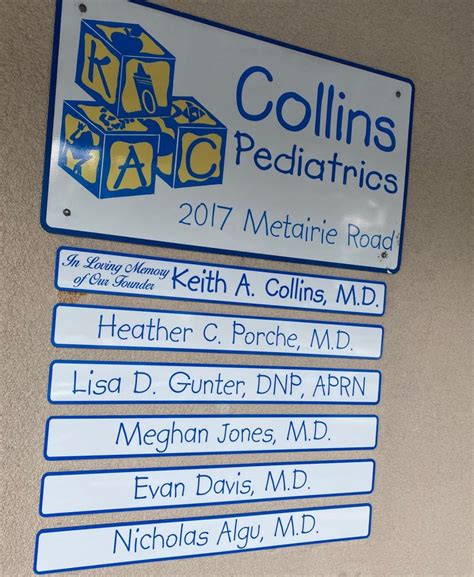 Collins Pediatrics Metairie Louisiana At Lenore Schwartz Blog
