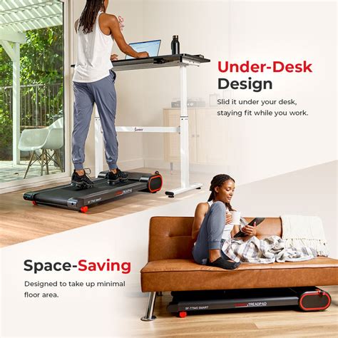 Under Desk Smart Treadpad® Walking Treadmill Sunny Health And Fitness Sunny Health And Fitness