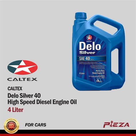 Caltex Delo Silver 40 High Speed Diesel Engine Oil 4 Liters Pieza