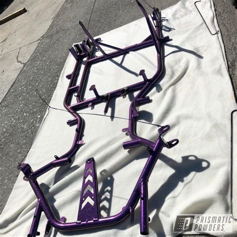 Powder Coated Grass Kart Chassis Prismatic Powders