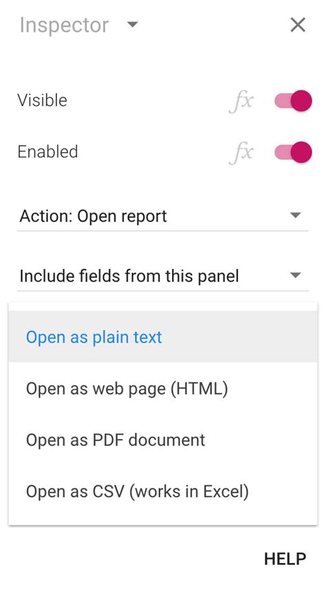 Calcapp — Feature Open Reports Directly From Your Apps