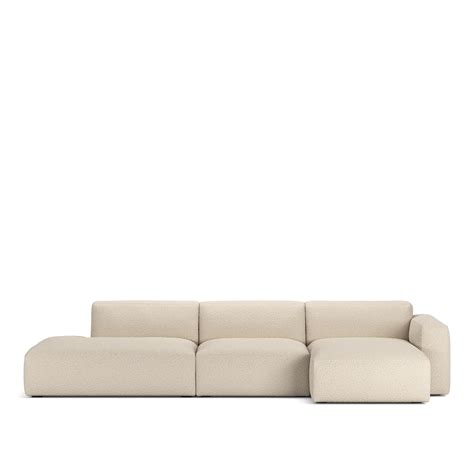 Handla Brick 3 Seater Chaise Lounge Open End Left Från Undefined