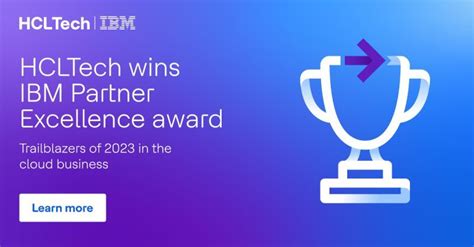 Anthony Godden Ant On Linkedin Hcltech Wins Ibm Partner Excellence Award For Cloud Hcltech