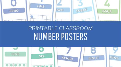 Number Posters 0 30 Free Printable Classroom Decor
