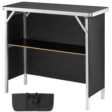 Kffkff Collapsible Mobile Bar Table Display Stand For Indoor And