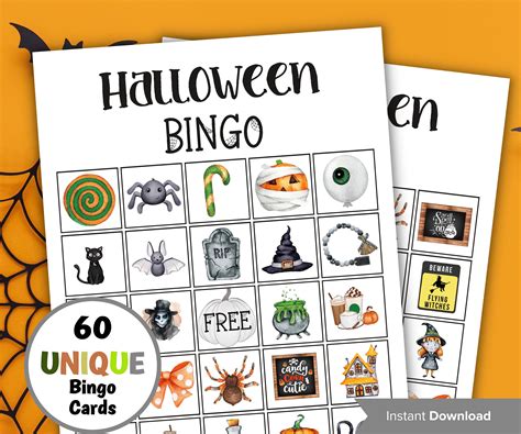 Halloween Candy Bingo Mix And Mingle Bingo Cards Halloween Activities