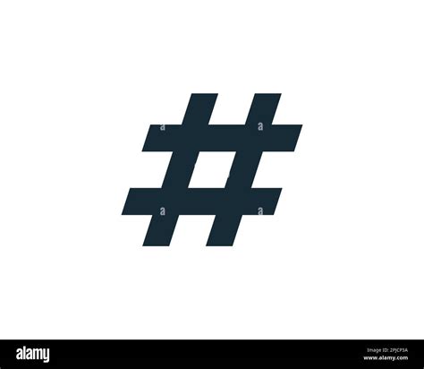 Hashtag Symbol Number Mark Stock Vector Images Alamy